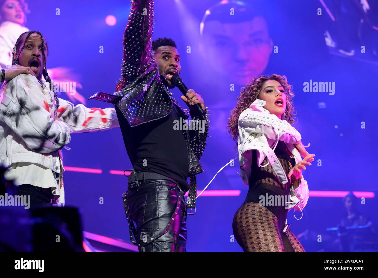 Jason Derulo Nu King Tour 2024 live in der Olympiahalle, München am 26. ...