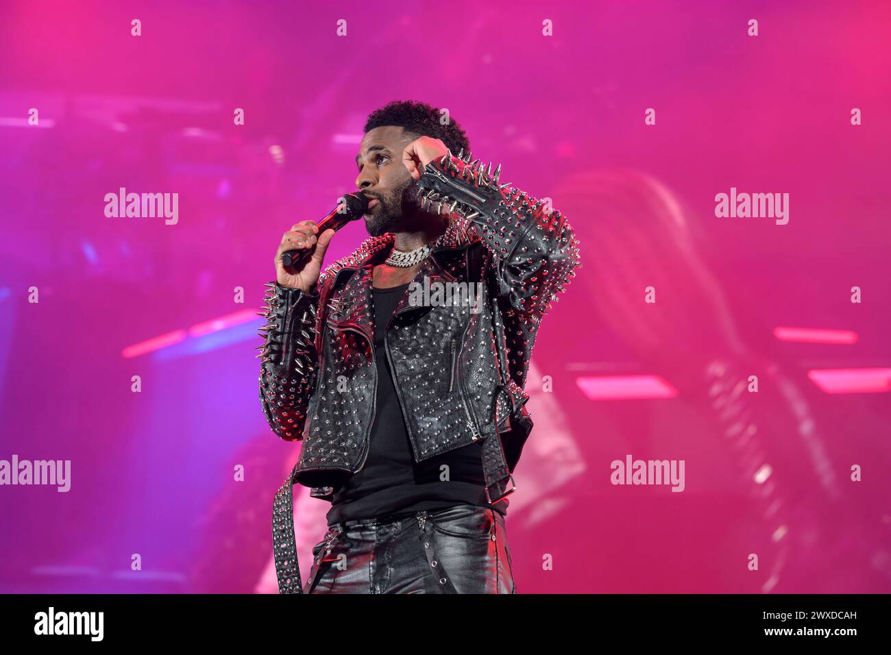 Jason Derulo Nu King Tour 2024 live in der Olympiahalle, München am 26. ...