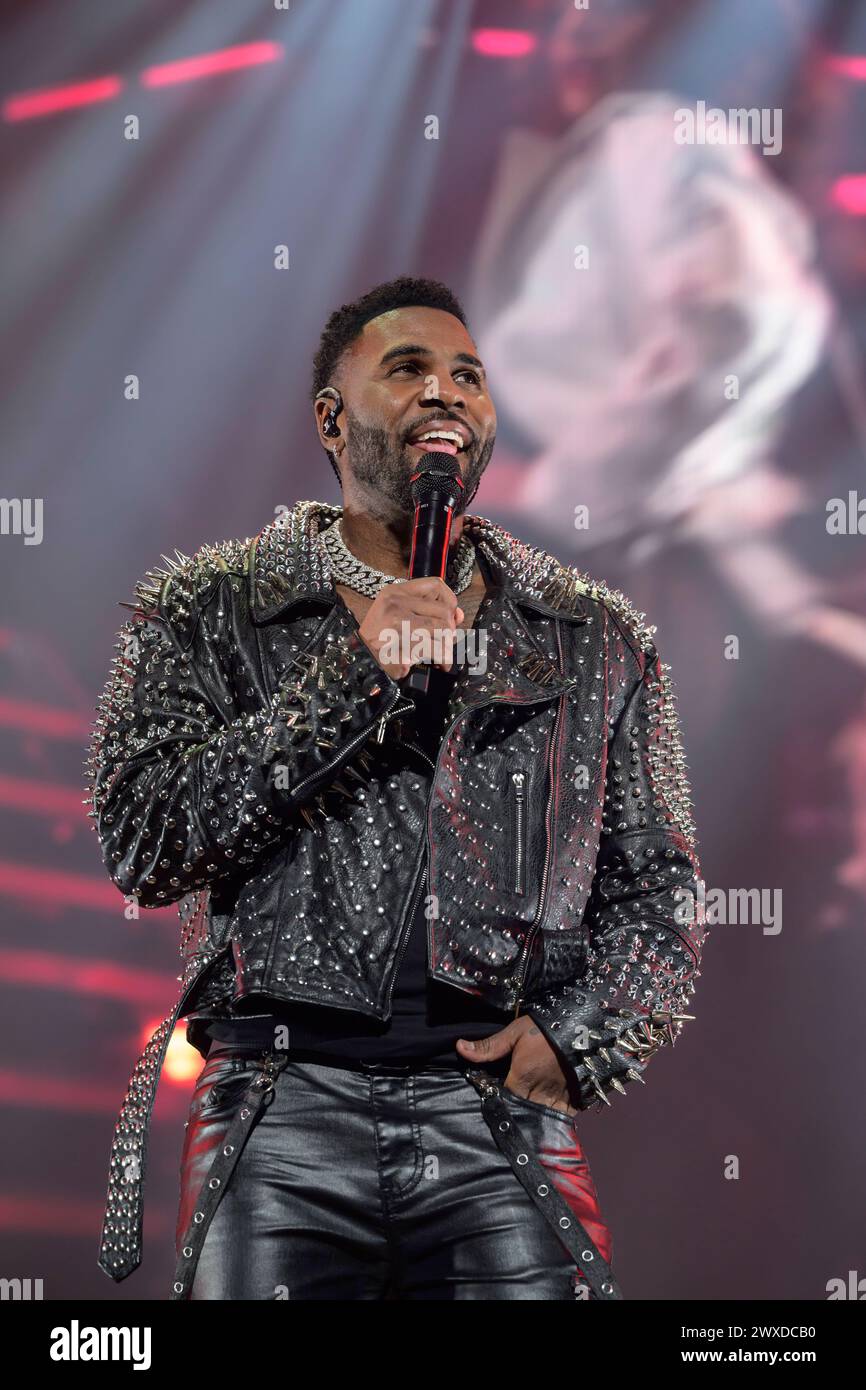 Jason Derulo Nu King Tour 2024 live in der Olympiahalle, München am 26. ...