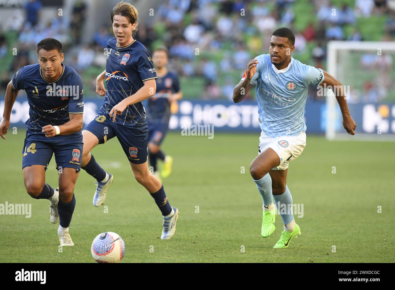Dane ingham daniel stynes léo natel melbourne hi-res stock photography ...