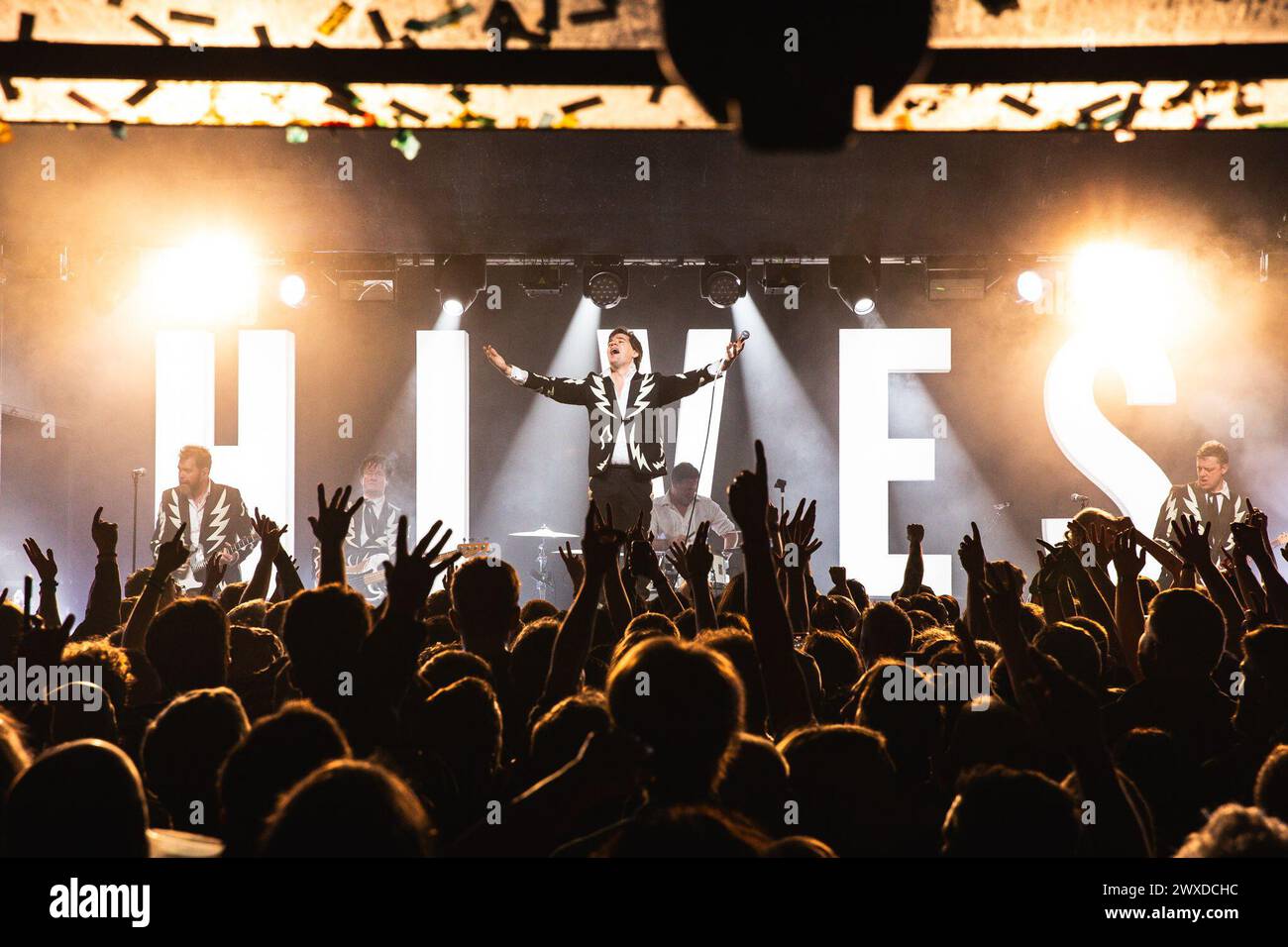 March 29, 2024: Swedish rock band' The Hives' singer Howlin' PELLE ...