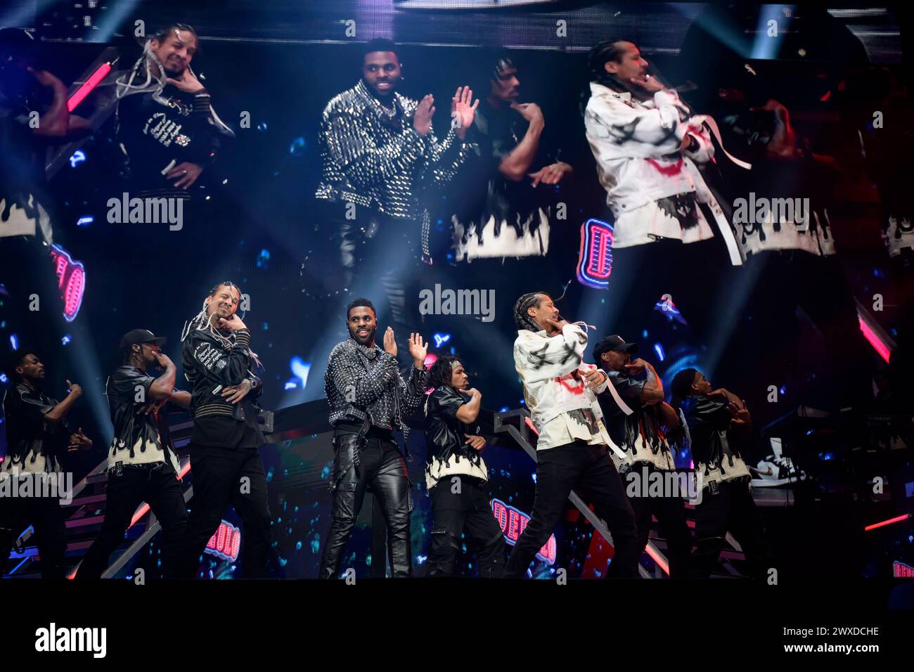 Jason Derulo Nu King Tour 2024 live in der Olympiahalle, München am 26. ...