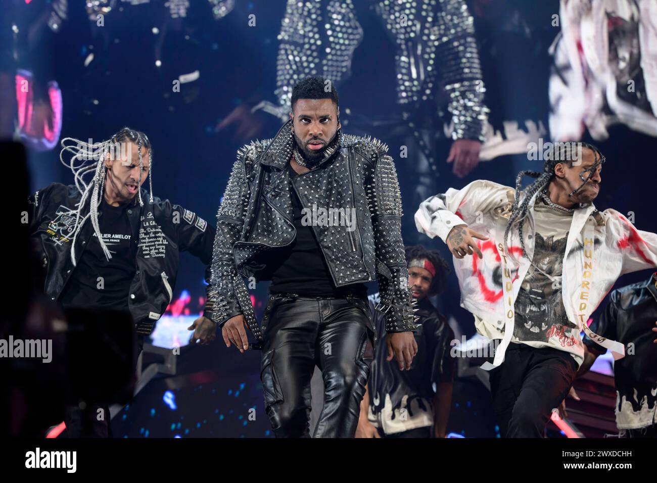 Jason Derulo Nu King Tour 2024 live in der Olympiahalle, München am 26. ...