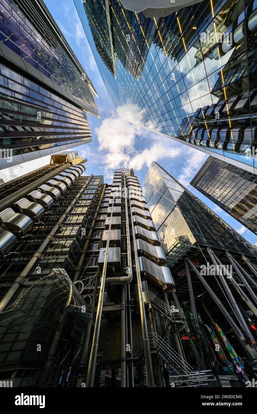 The Lloyd's building (sometimes known as the Inside-Out Building) is ...