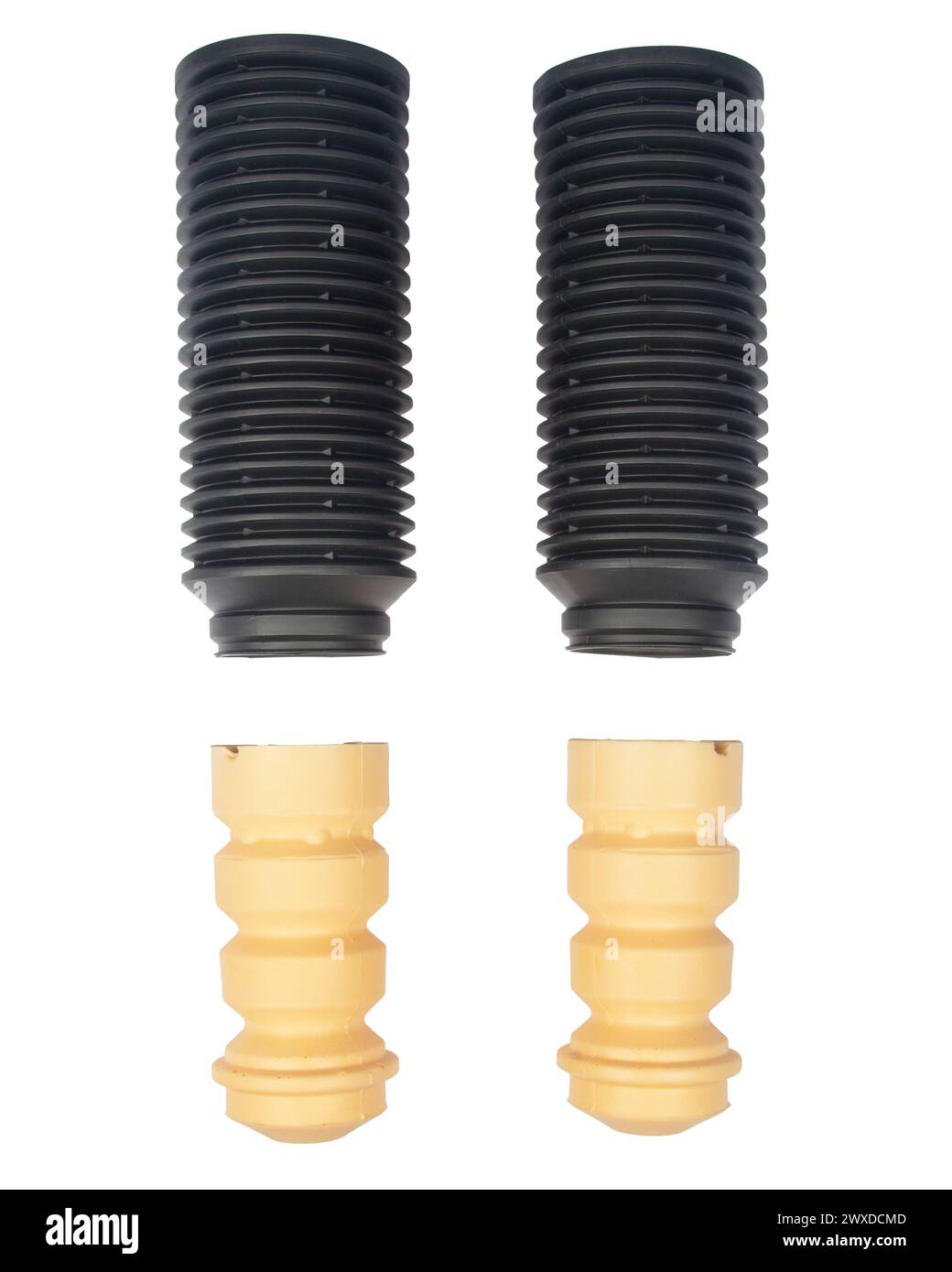 set of car rubber dust boot isolated on white background Stock Photo ...