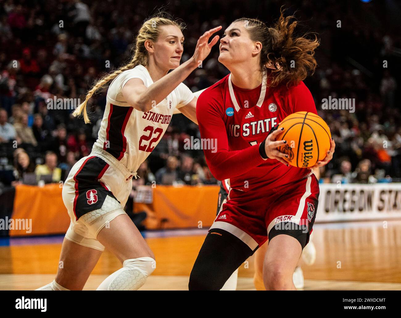 Portland, OR U.S. 29th Mar, 2024. A. NC State center River Baldwin (1 ...