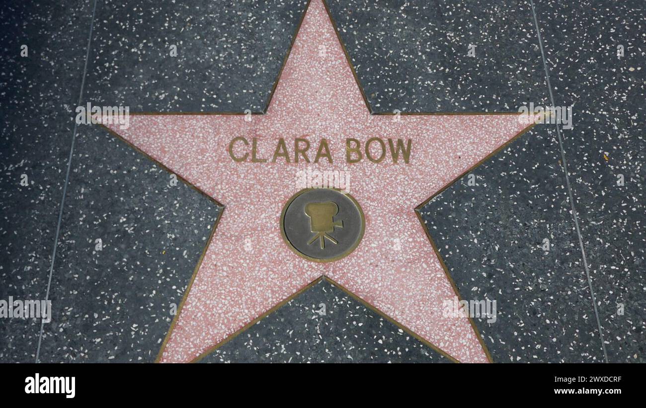 Hollywood, California, USA 29th March 2024 Actress Clara Bow Hollywood ...