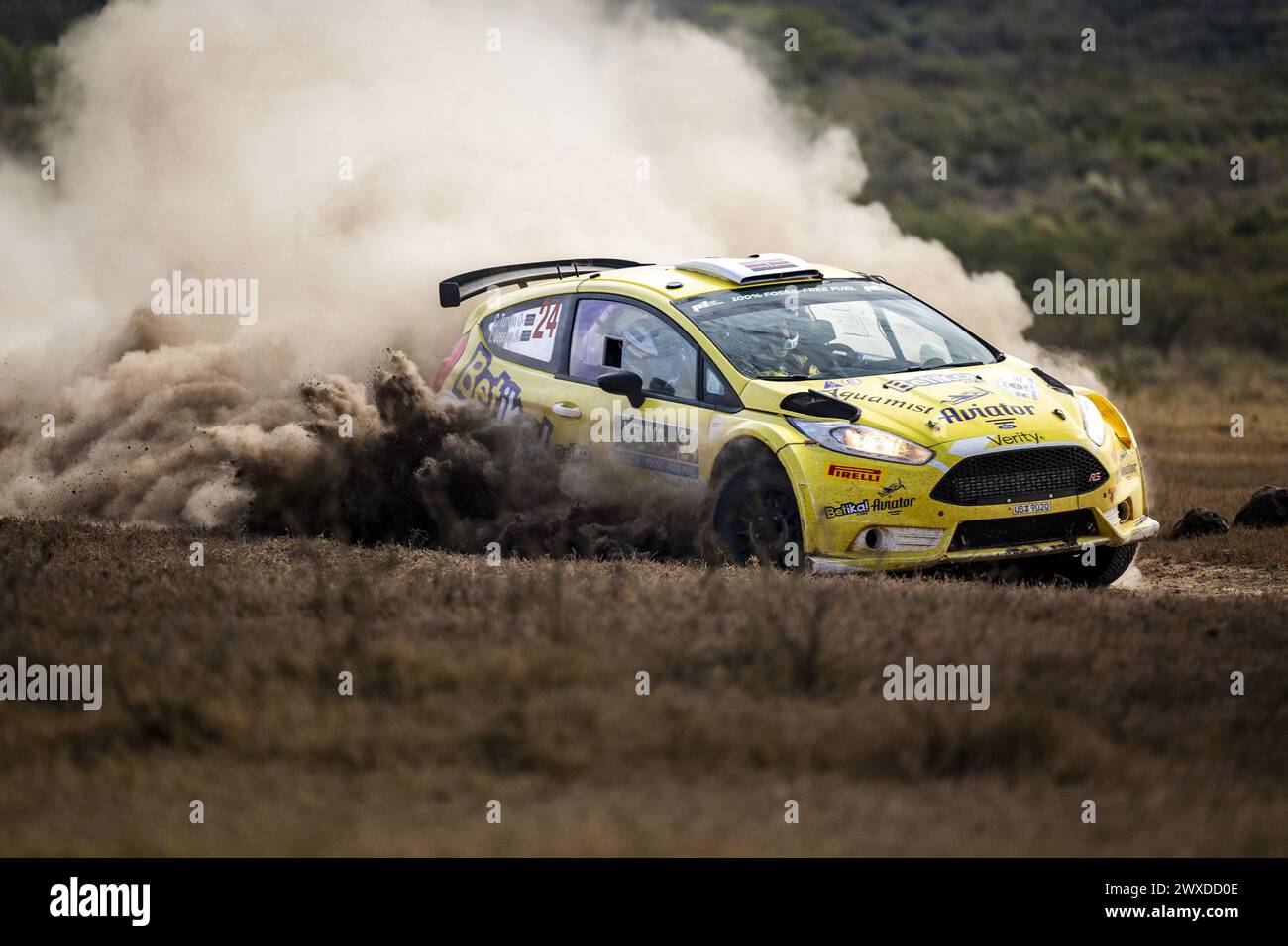 24 TUNDO Carl, JESSOP Timothy, Ford Fiesta Mk II Rally2, action during ...