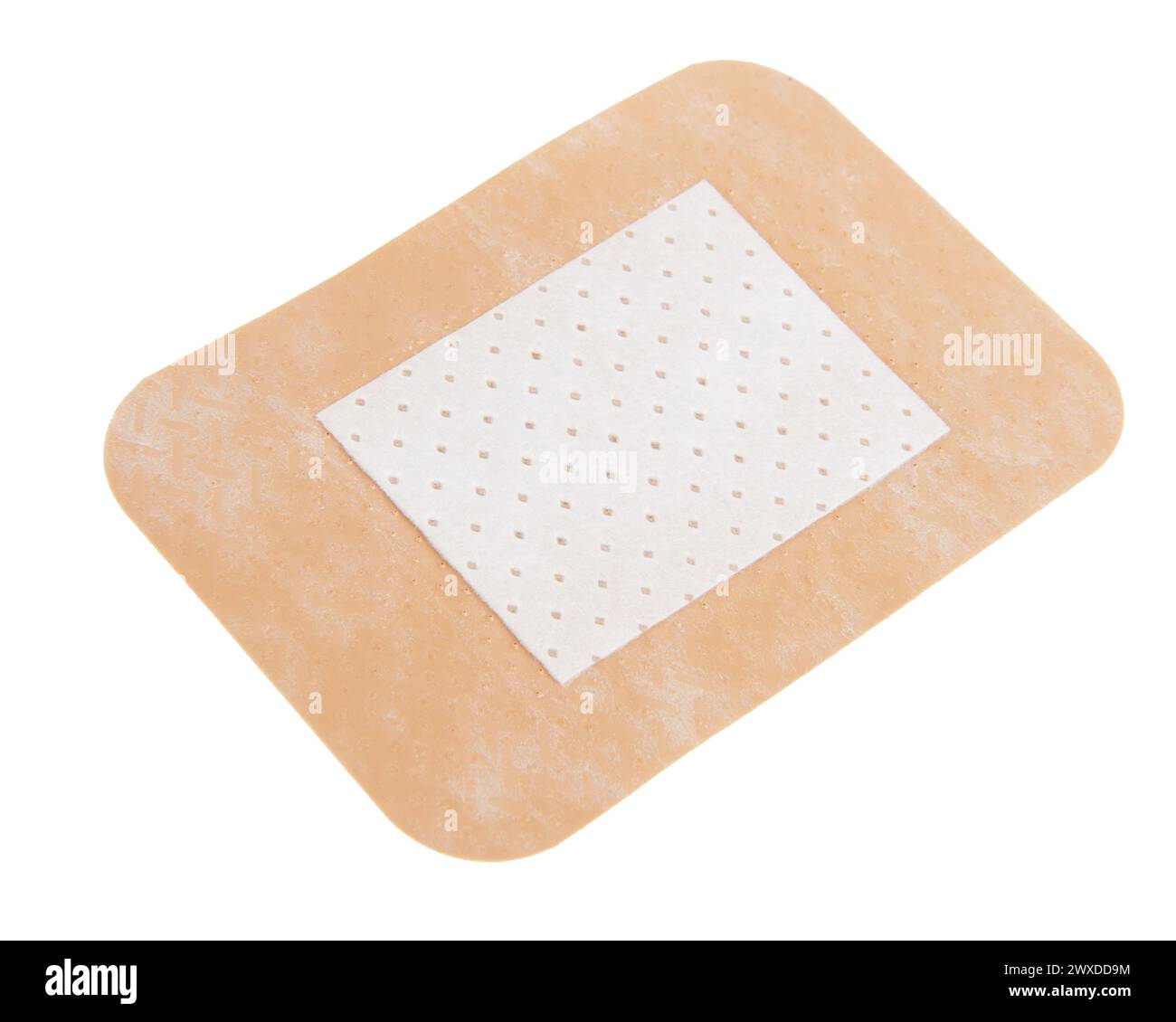 Brown elastic plaster sticky isolated on the white background Stock ...