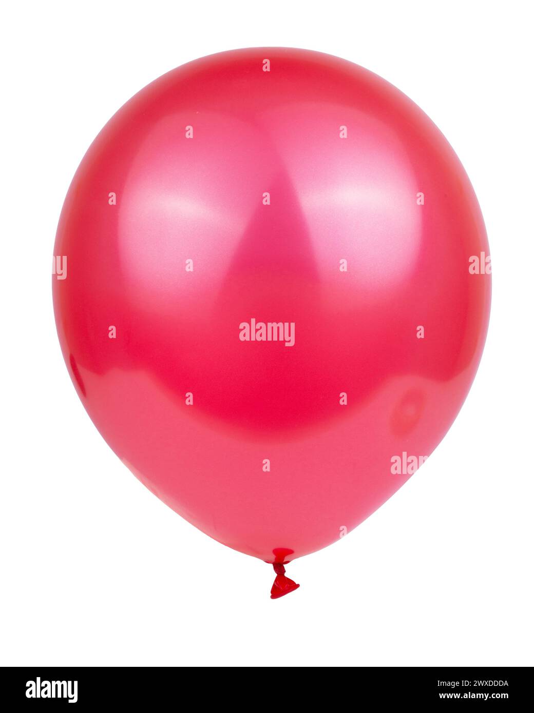 Party red balloon event decor isolated on the white background Stock ...