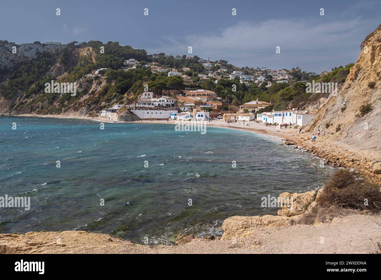 Cala del Portixol in Javea Xabia, Costa Blanca, Spanien *** Cala del ...
