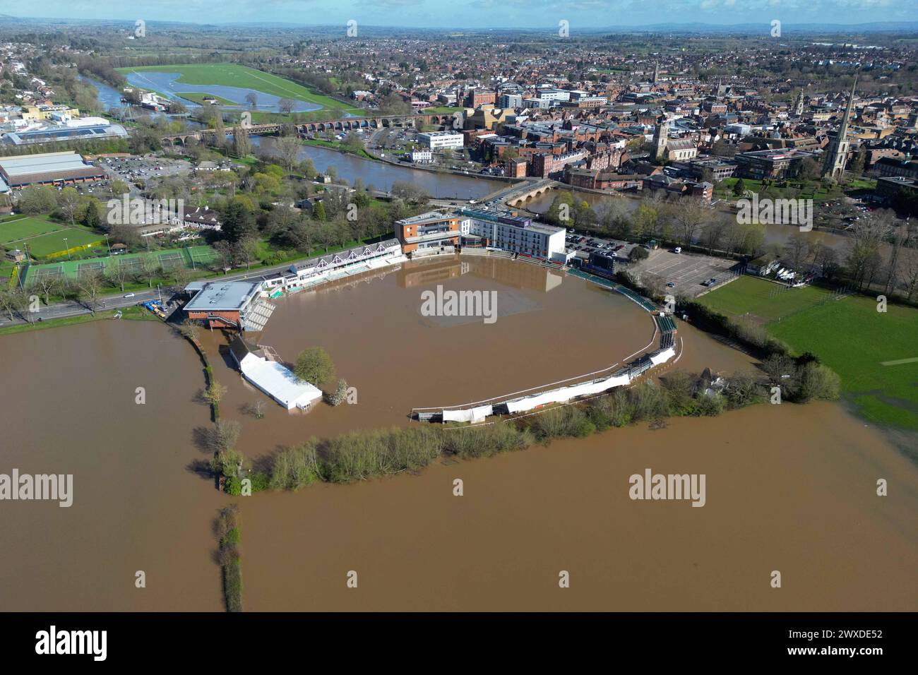 Worcester new road aerial hi-res stock photography and images - Alamy
