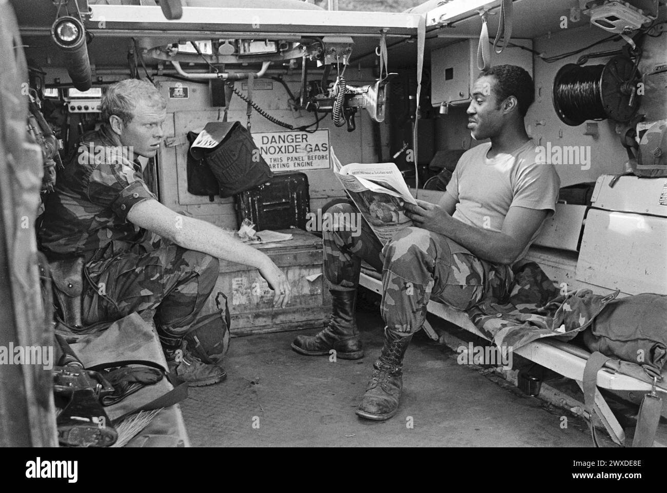 - NATO exercises in Germany, US Army soldiers during a break (October ...