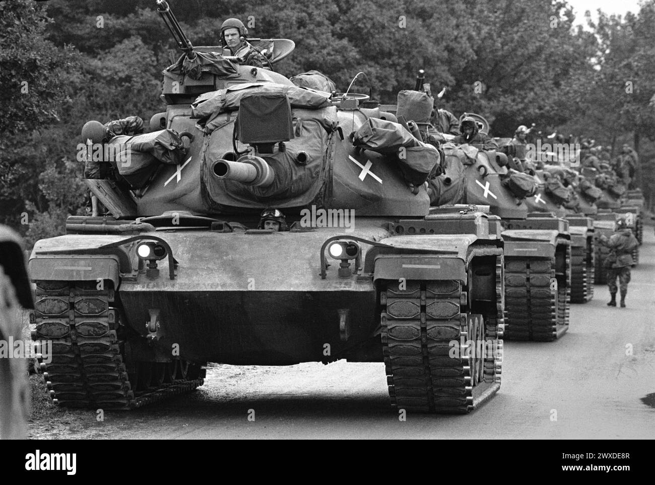 - NATO exercises in Germany, US Army M 60 tanks (October 1983 ...