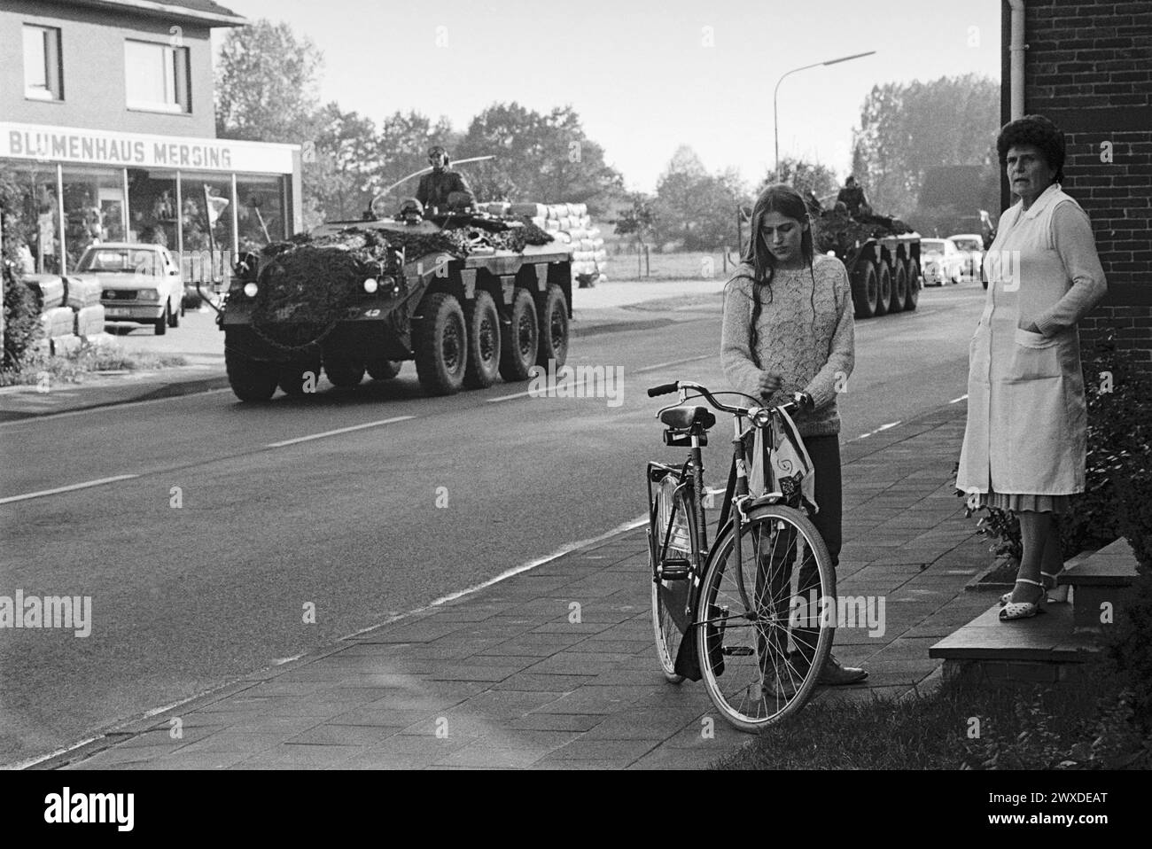 - NATO exercises in Holland, DAF YP-408 armoured personnel carriers of ...