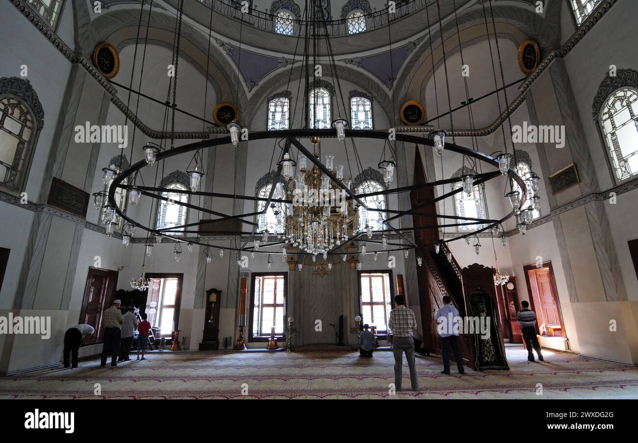Emir Sultan Mosque, located in Bursa, Turkey, was built in the 15th ...
