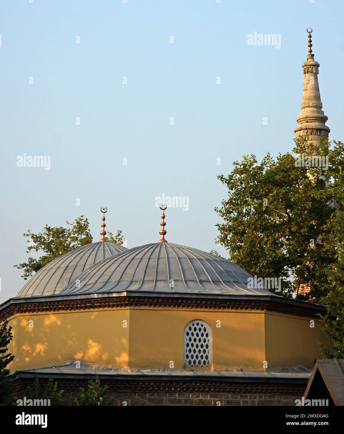 Gazi Orhan Mosque, located in Bursa, Turkey, was built by the Ottoman ...