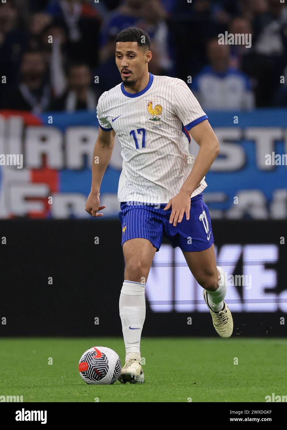 Marseille France 26th Mar 2024 William Saliba Of France During The