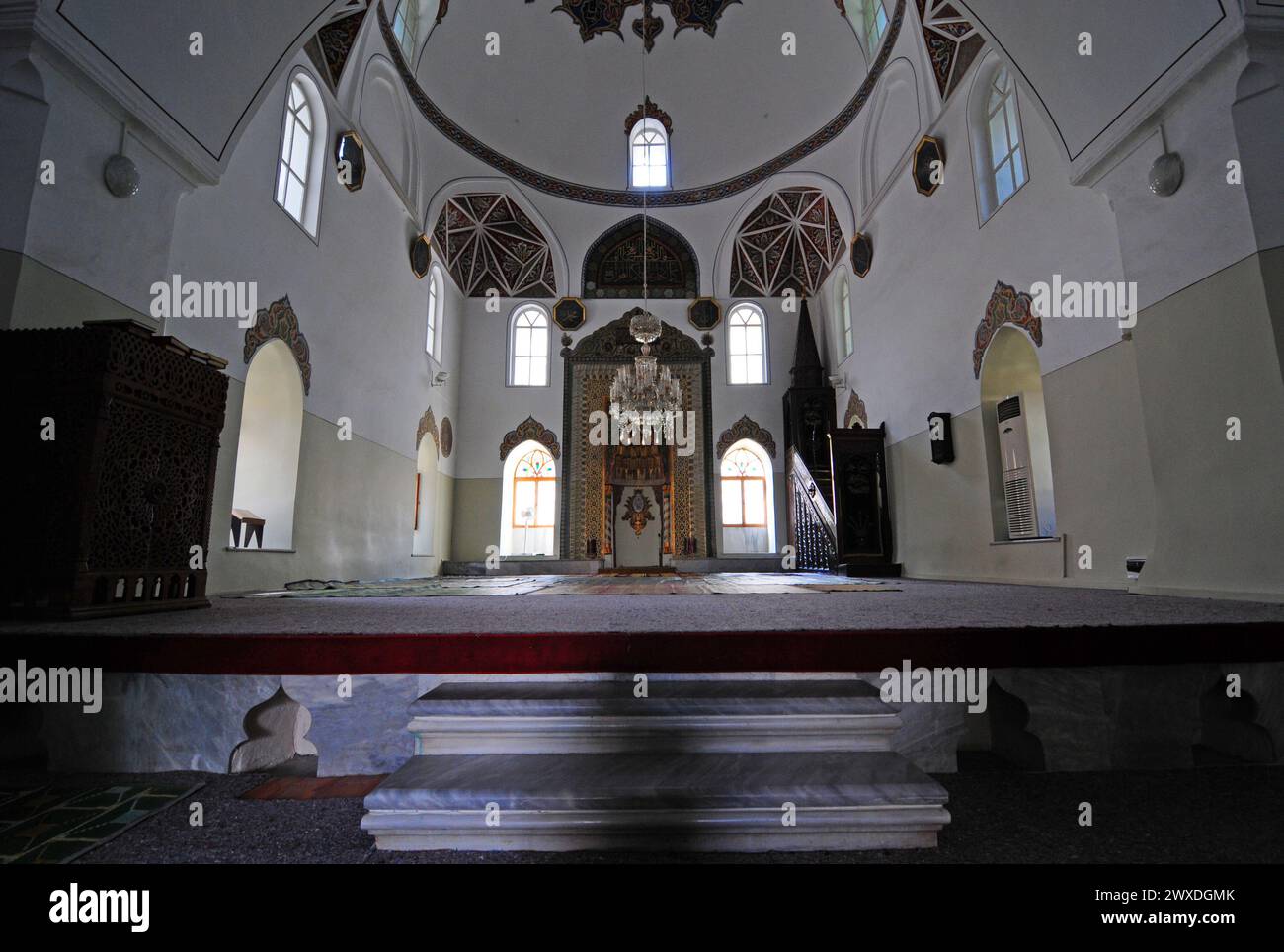 Gazi Orhan Mosque, located in Bursa, Turkey, was built by the Ottoman ...