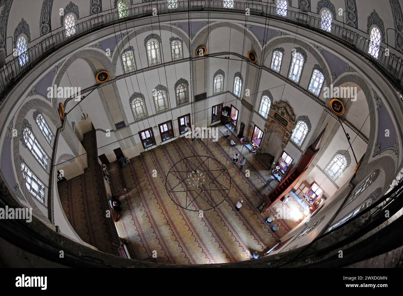 Emir Sultan Mosque, located in Bursa, Turkey, was built in the 15th ...