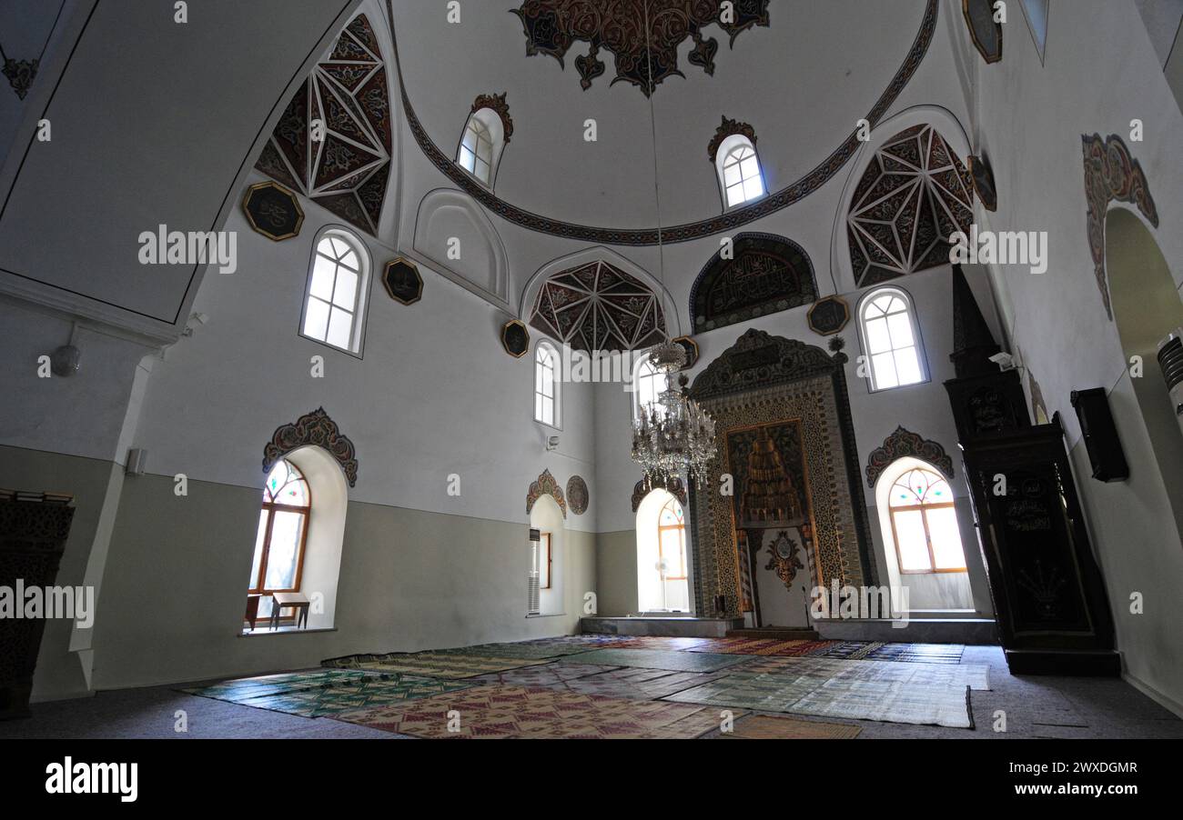 Gazi Orhan Mosque, located in Bursa, Turkey, was built by the Ottoman ...
