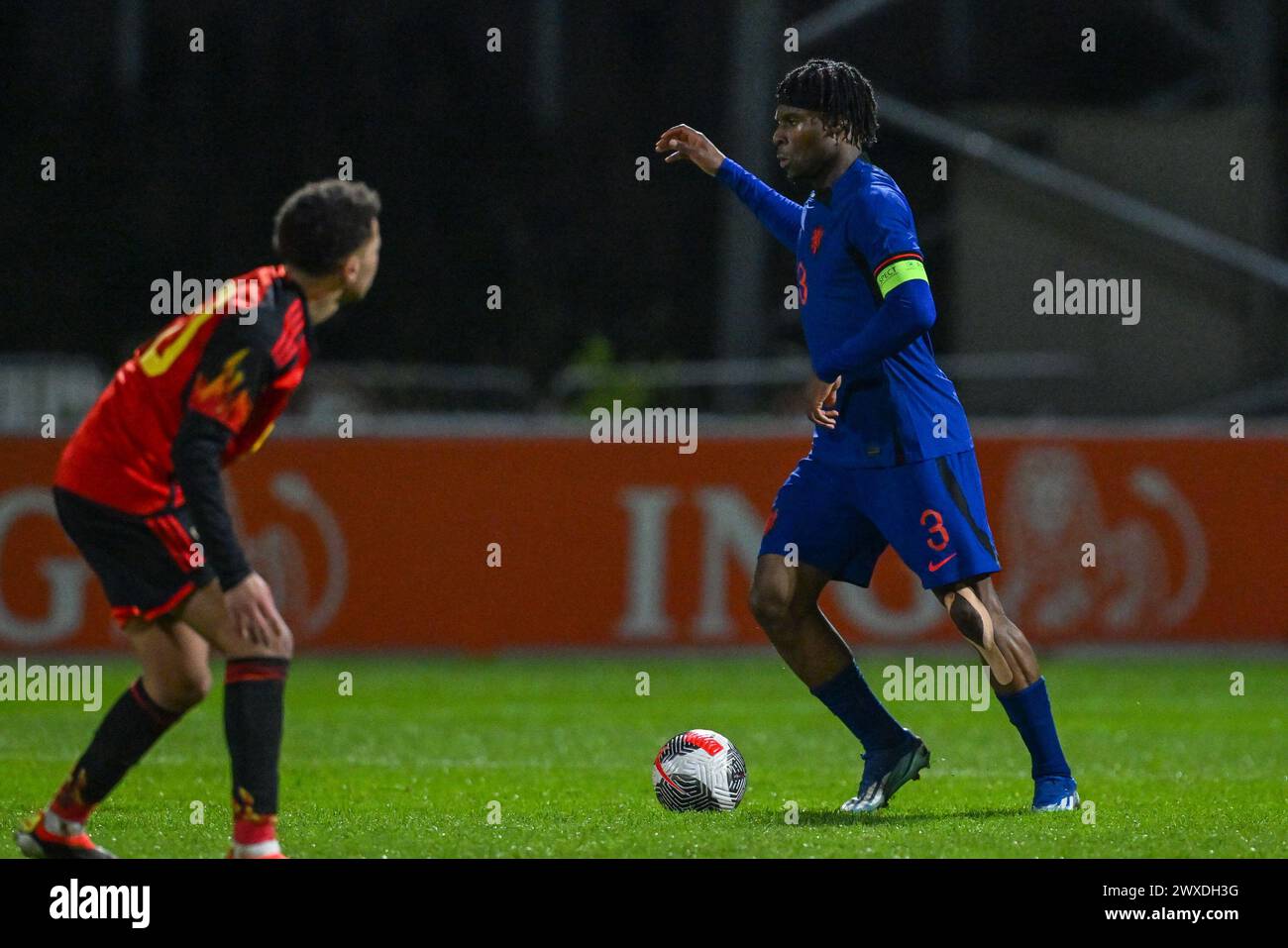 Emmanuel van De Blaak (3) of the Netherlands pictured during a soccer ...