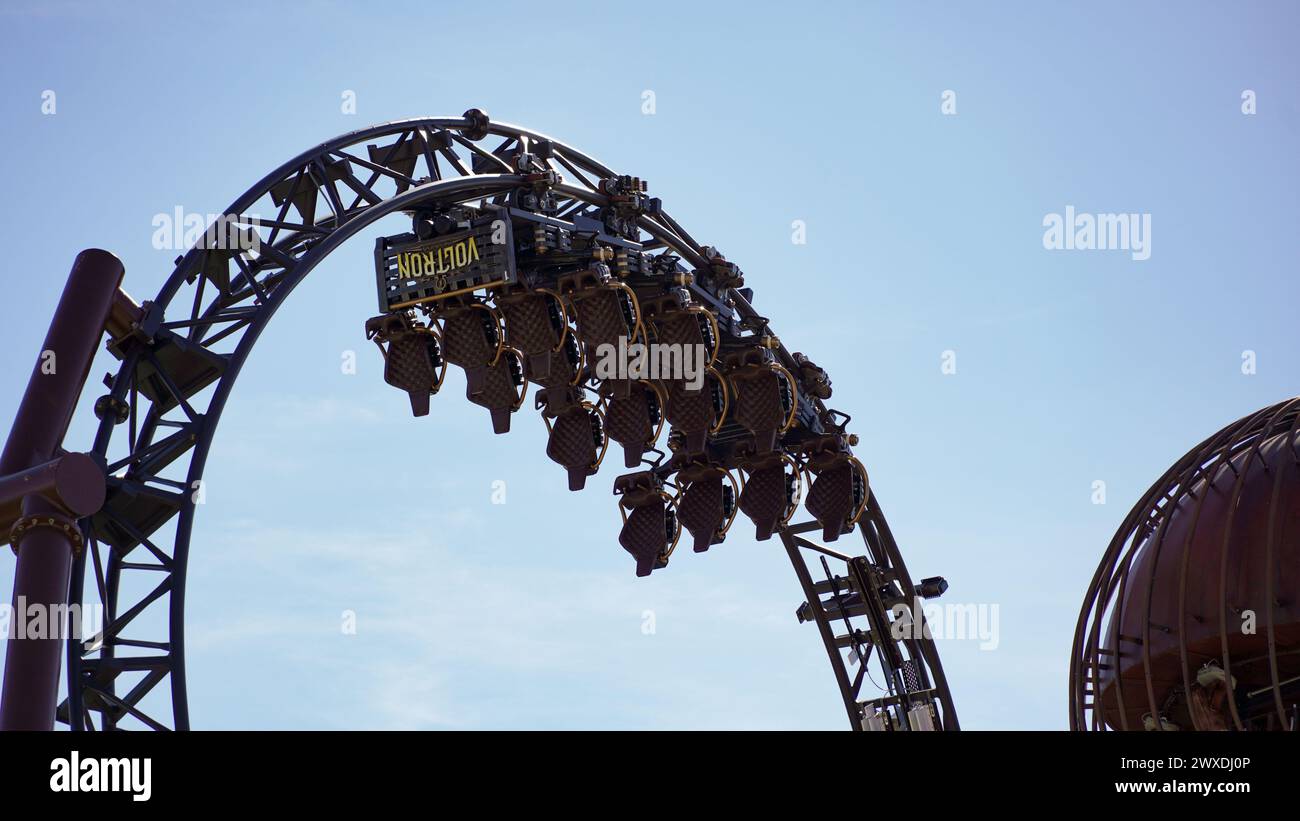Rust, Germany-March 28.2024: Train of "Voltron Nevera", the world's ...