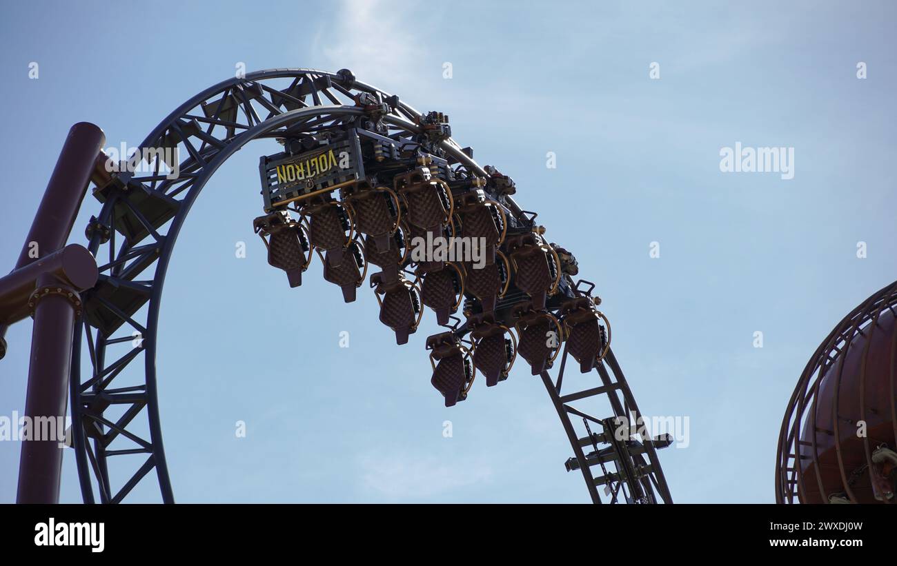 Rust, Germany-March 28.2024: Train of "Voltron Nevera", the world's ...