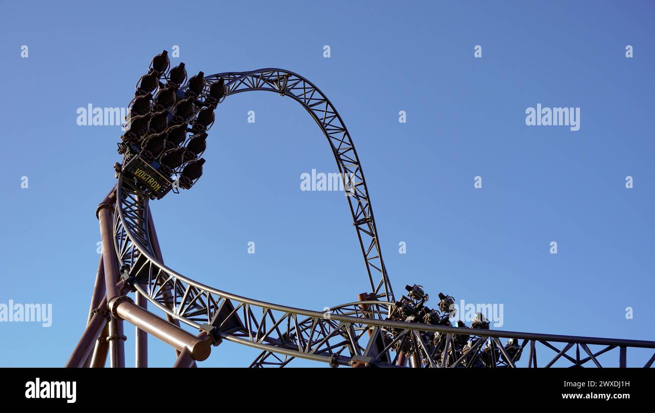 Rust, Germany-March 28.2024: Train of "Voltron Nevera", the world's ...