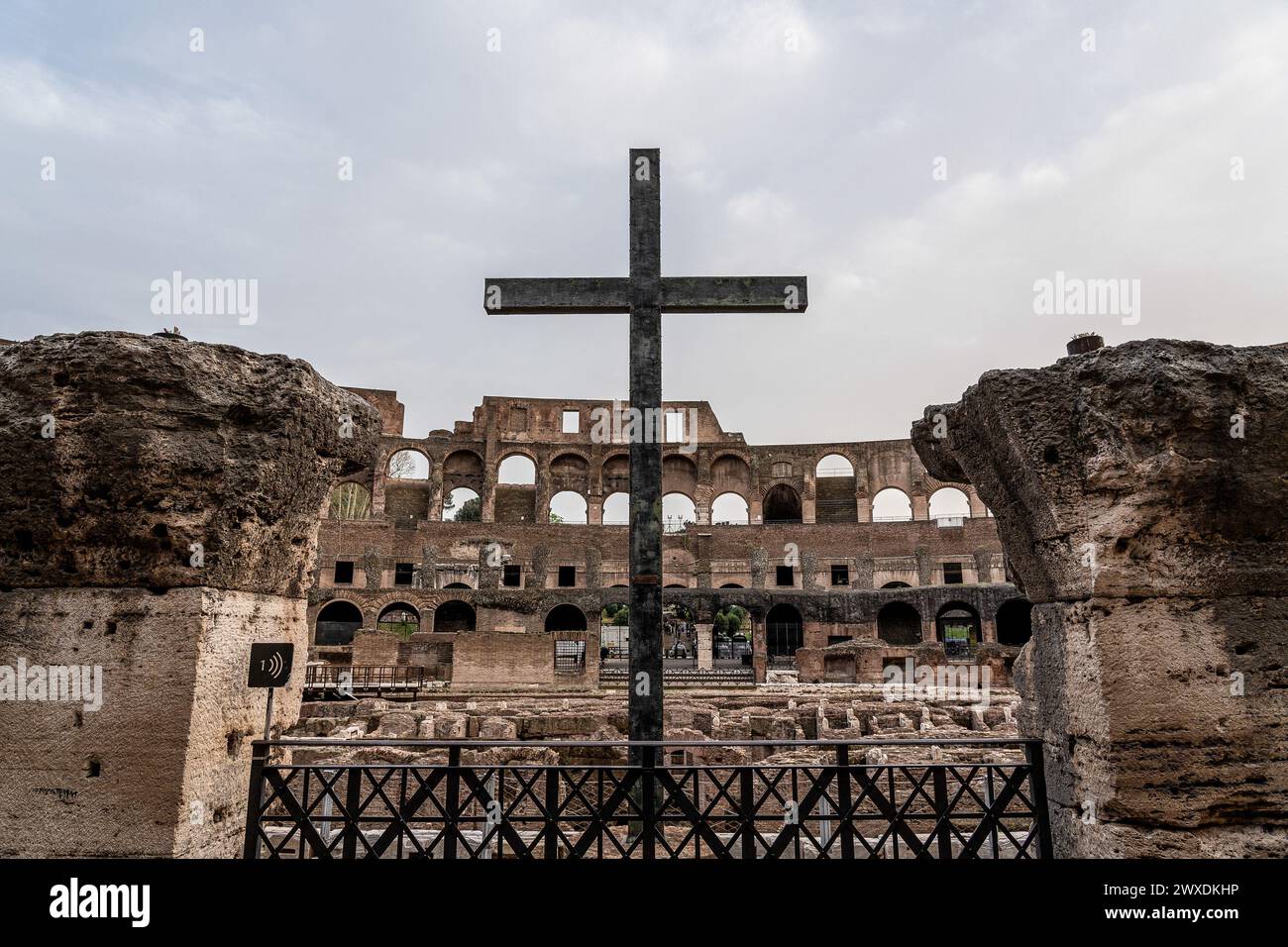 Rome, Italy. 29th Mar, 2024. A general view shows the inside of the ...