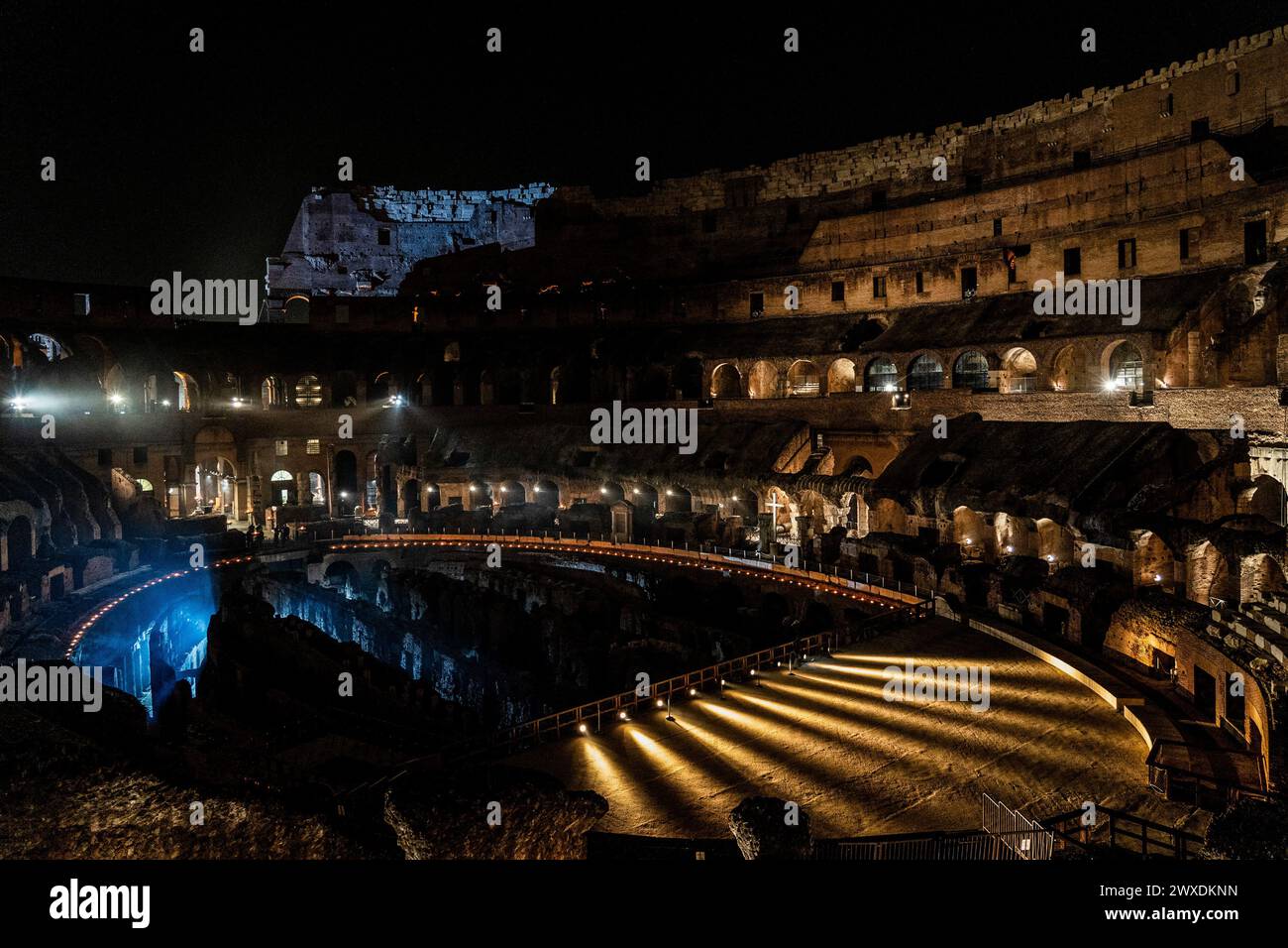 Rome, Italy. 29th Mar, 2024. General view of the interior of the ...