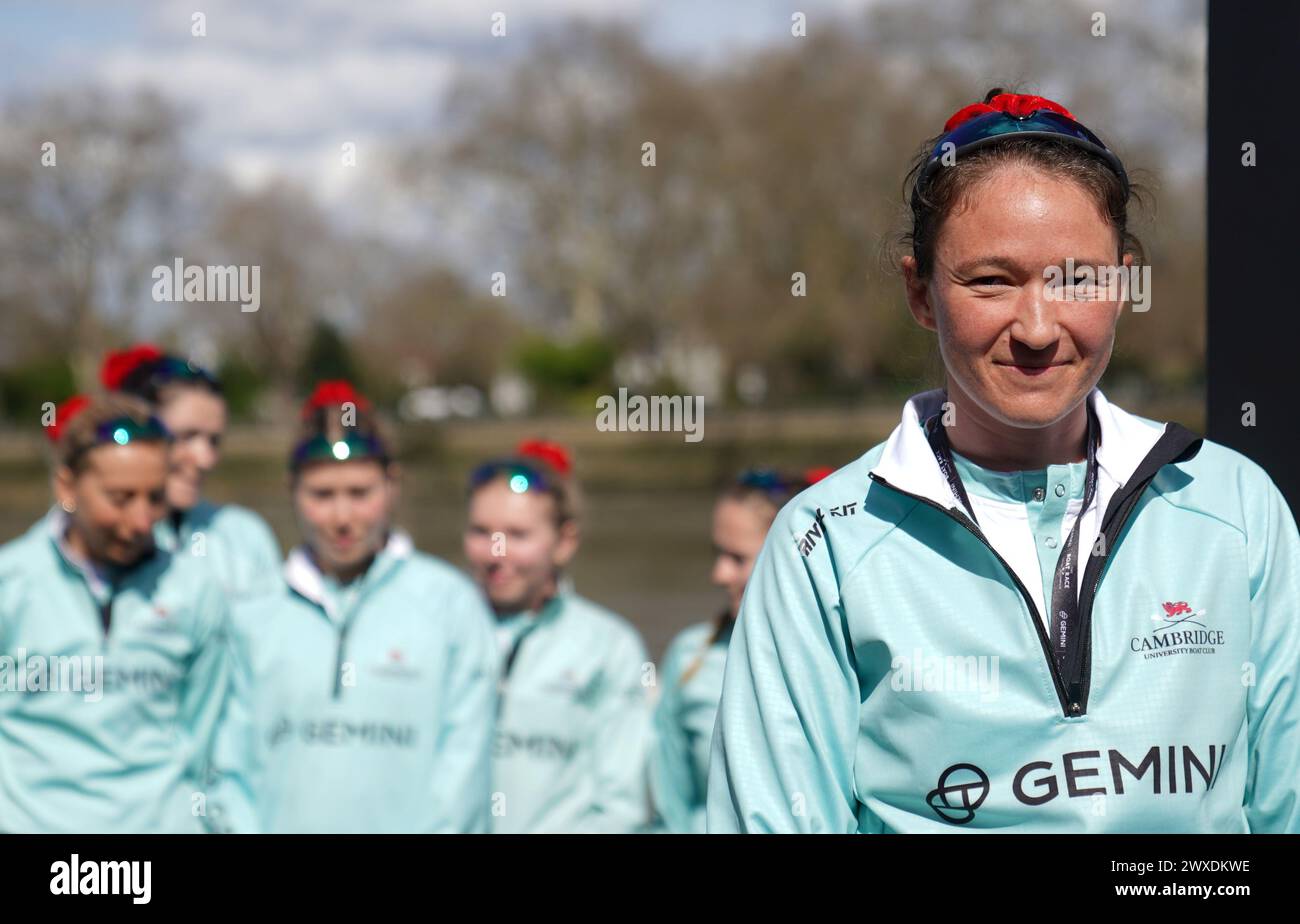 Cambridge Women's President Jenna Armstrong before the 78th Women's ...
