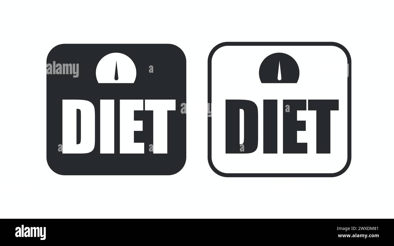 Diet Icon or Sign. Premium quality simple element in different styles ...