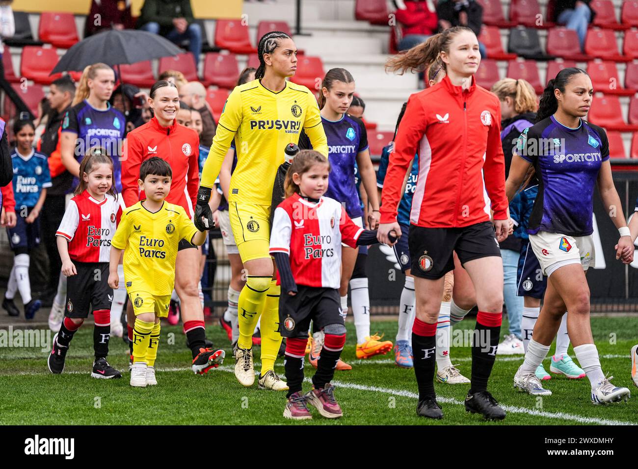 Rotterdam, Netherlands. 30th Mar, 2024. Rotterdam - Feyenoord V1 ...