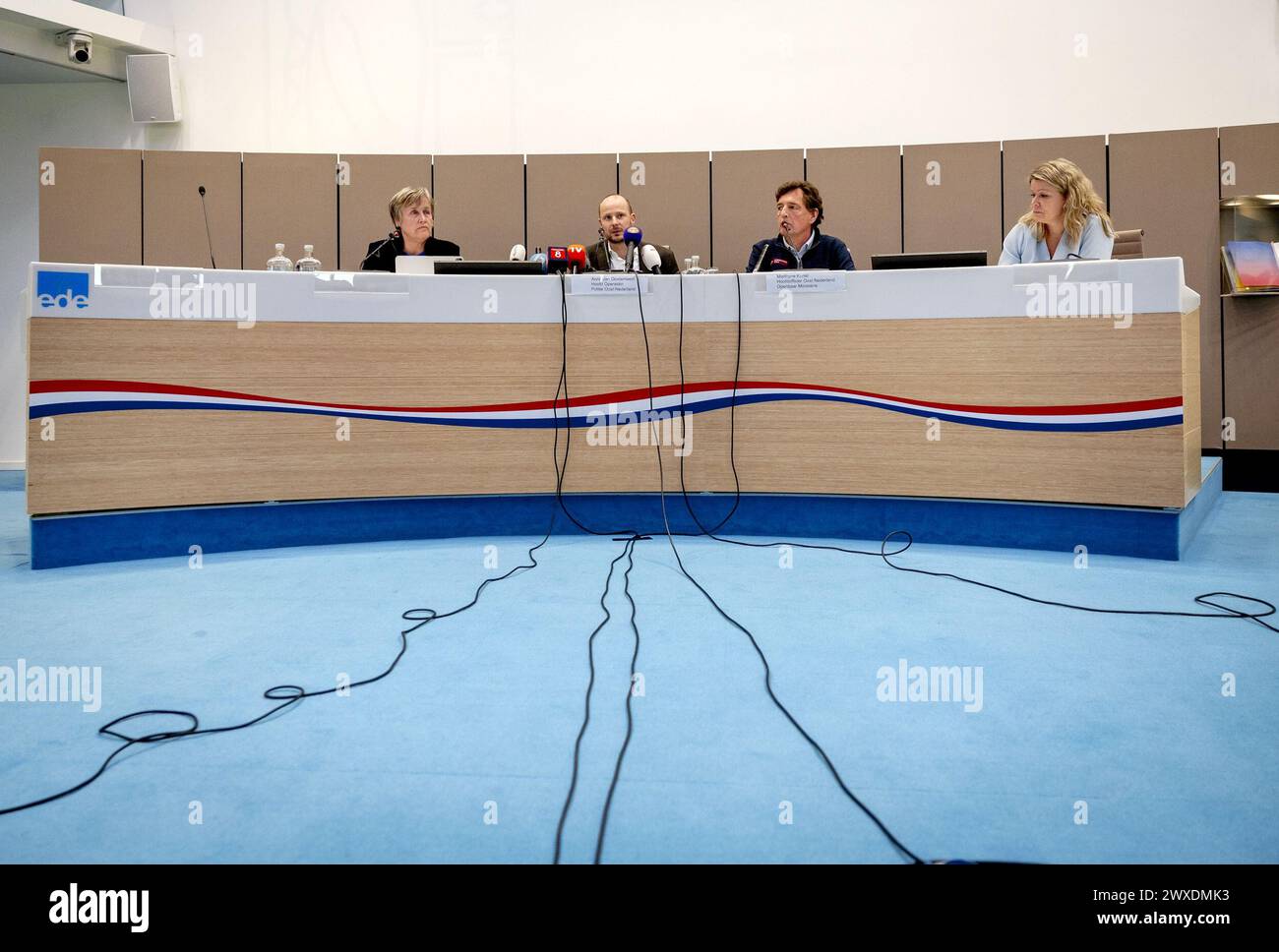 EDE - (L-R) Marthyne Kunst, chief officer of the East Netherlands ...