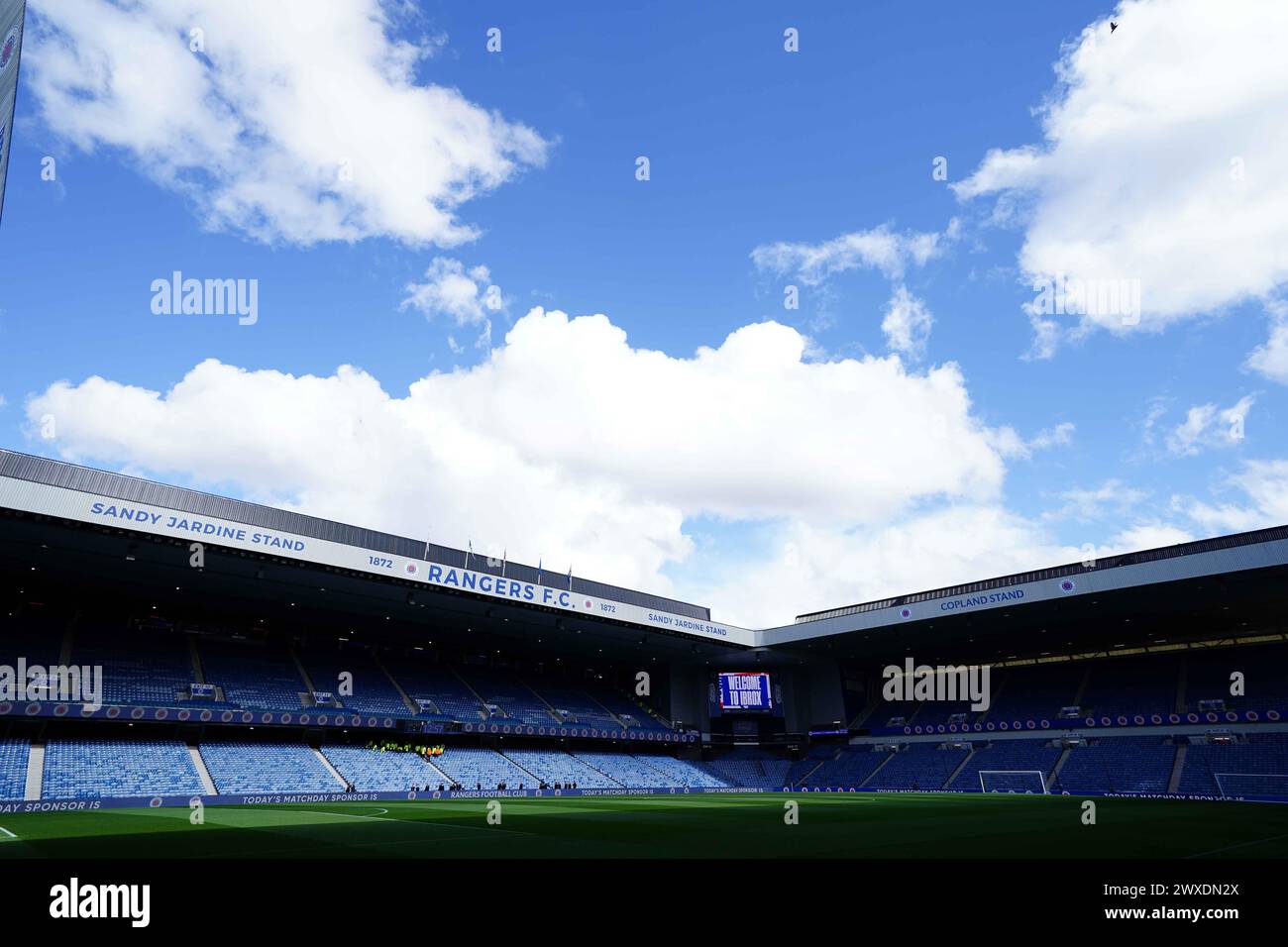 A general view inside the stadium ahead of the cinch Premiership match ...