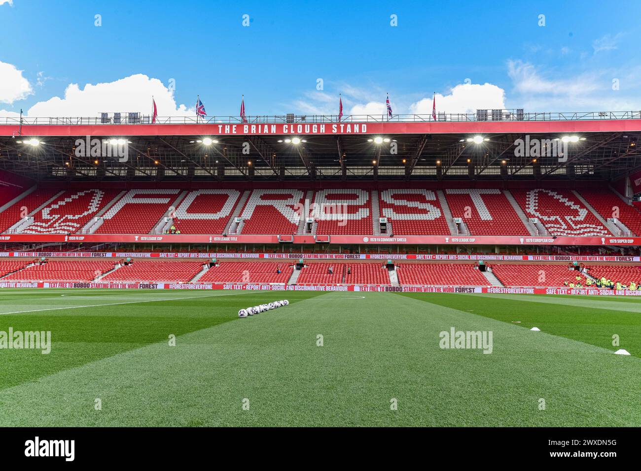 The City Ground, Nottingham, UK. 30th Mar, 2024. Premier League ...