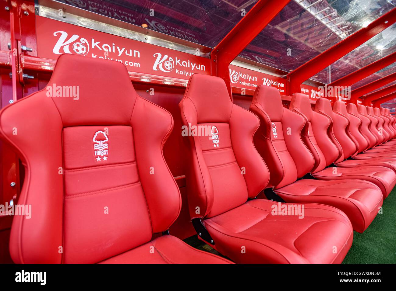 The City Ground, Nottingham, UK. 30th Mar, 2024. Premier League ...