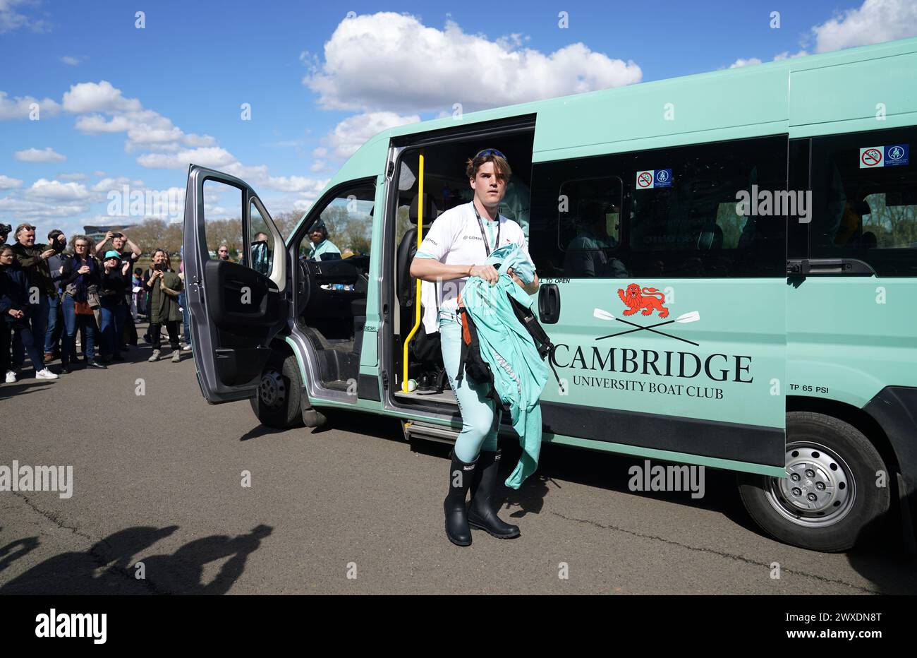 Cambridge Men's Luca Ferraro and team-mates arriving before 169th Men's ...