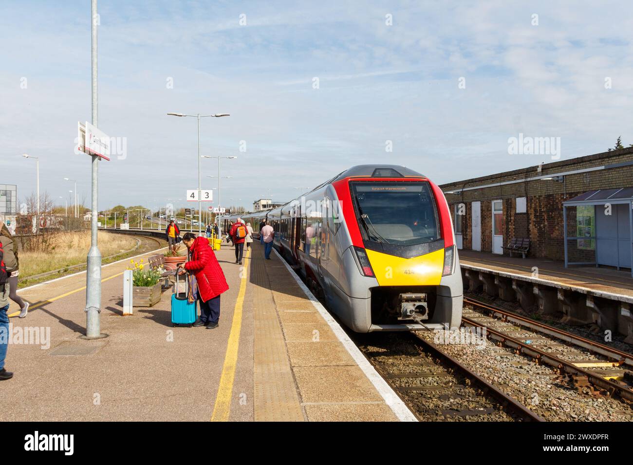 Great Yarmouth railway station, Norfolk Stock Photo - Alamy