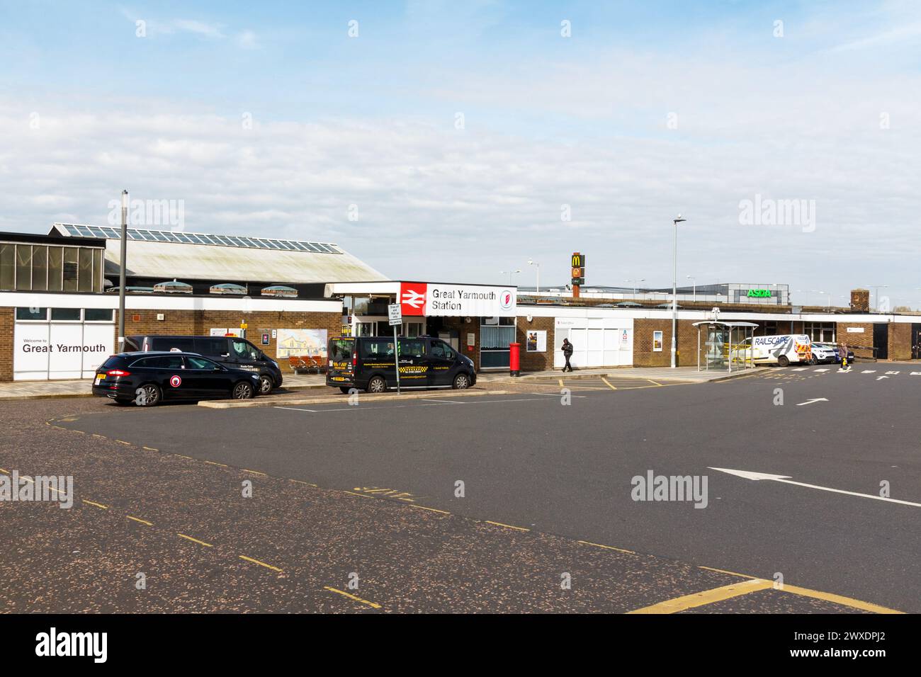 Great Yarmouth railway station, Norfolk Stock Photo - Alamy