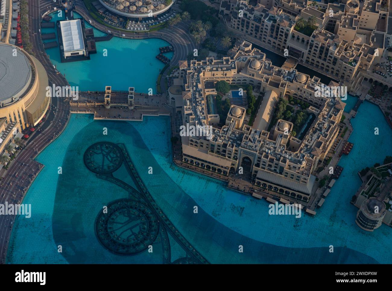 A picture of the Time Out Market Dubai as seen from above Stock Photo ...