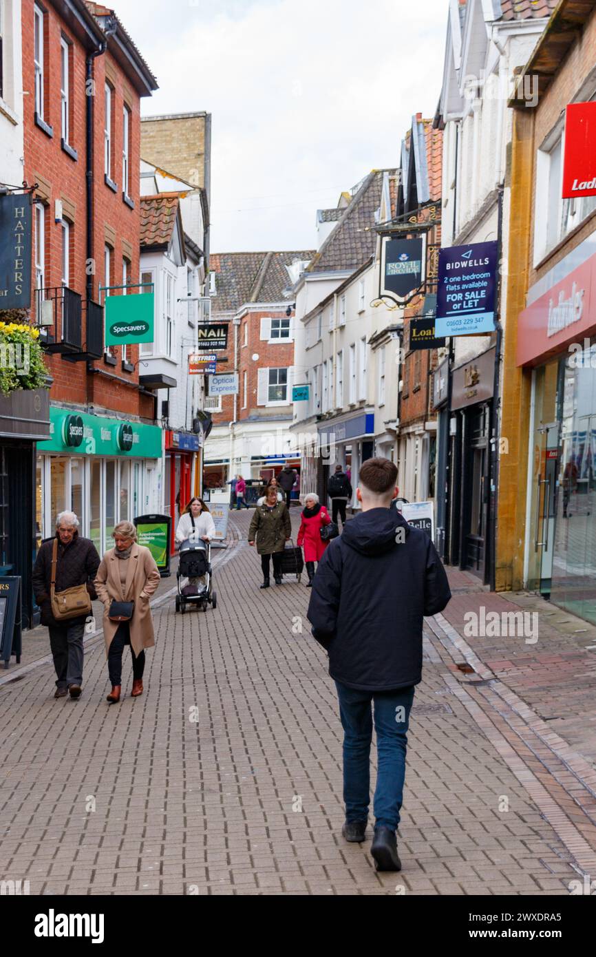 White Lion Street, Norwich Stock Photo - Alamy