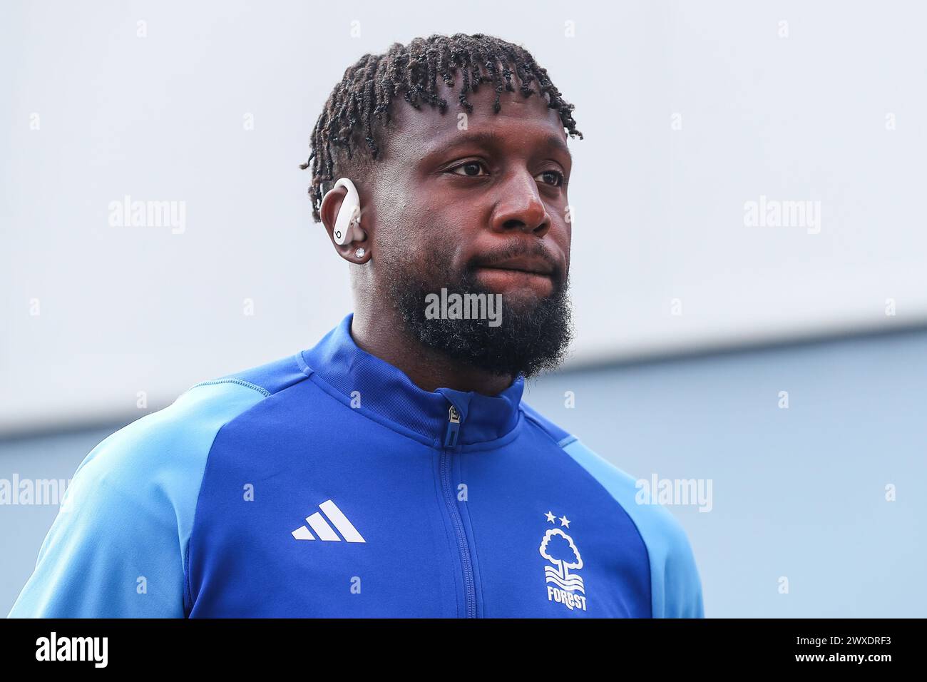 Divock Origi of Nottingham Forest arrives ahead of the Premier League ...