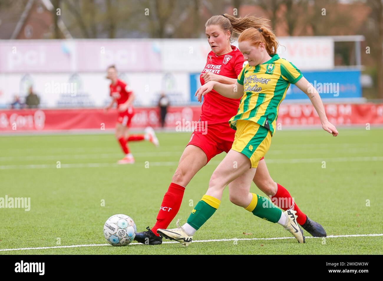 Enschede, Netherlands. 30th Mar, 2024. ENSCHEDE, Sportpark Schreurserve ...