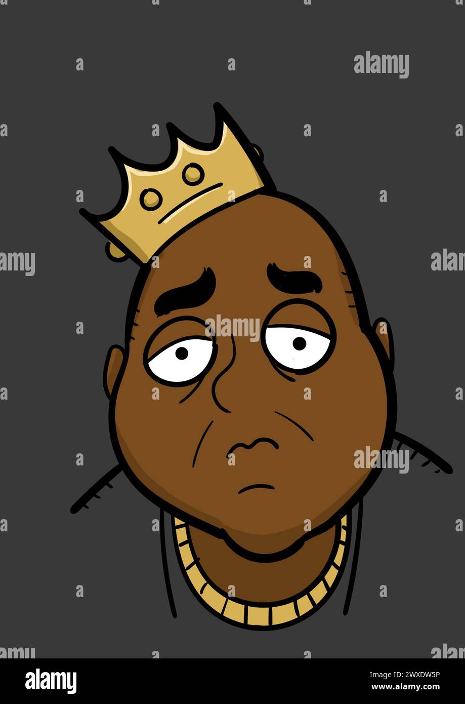 Biggie Smalls cartoon Stock Photo - Alamy