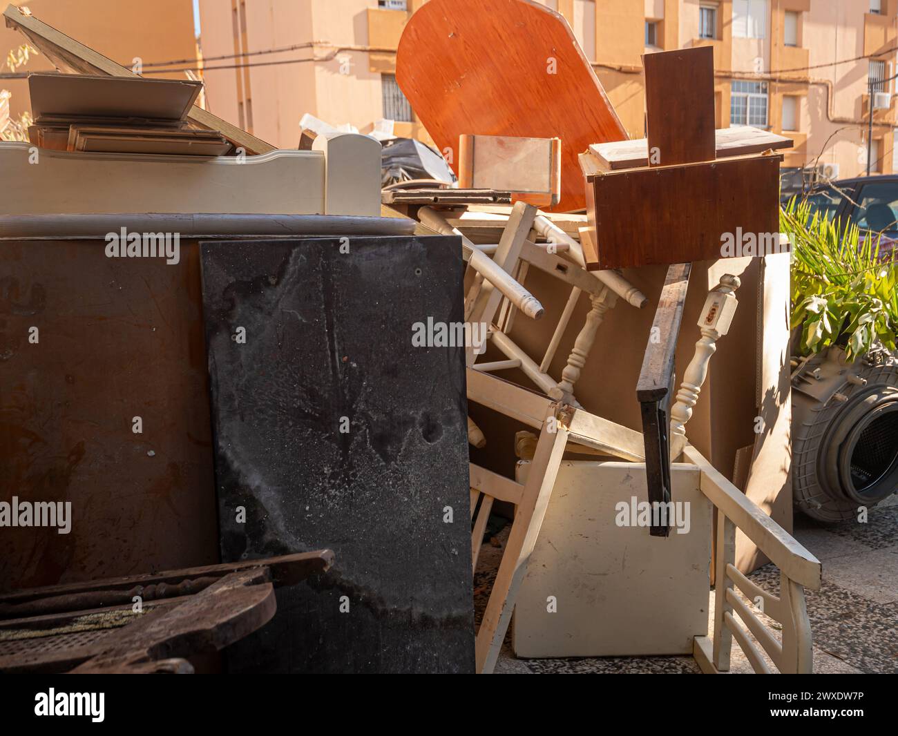 Bulky Waste, Clearing Out Stock Photo - Alamy