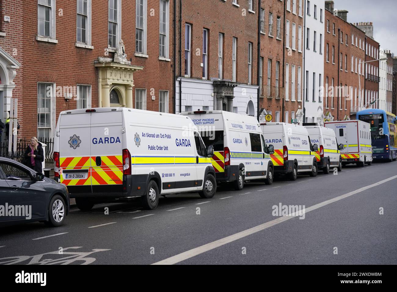 Garda public order unit vans hi-res stock photography and images - Alamy