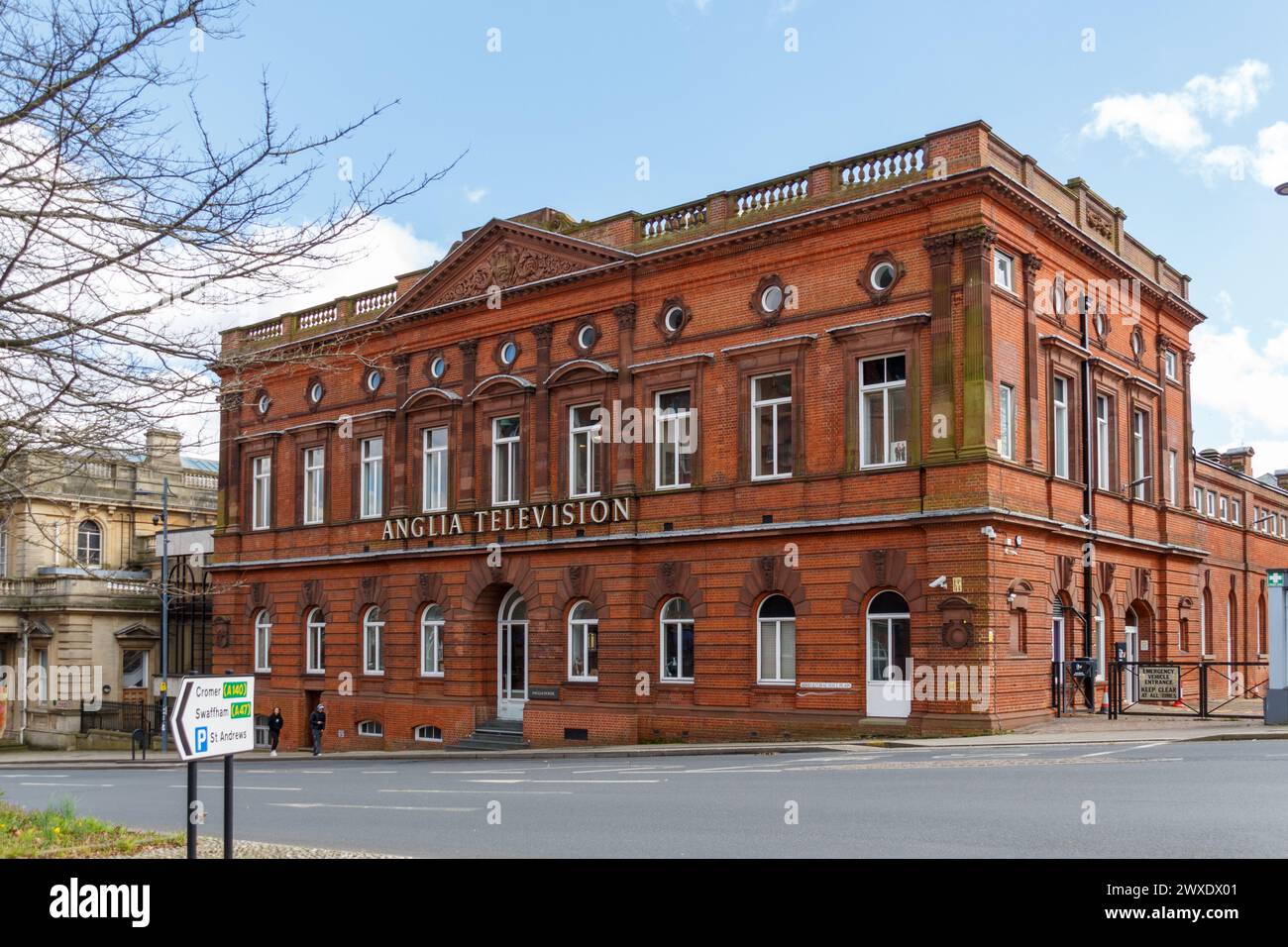 Anglia television building, Norwich Stock Photo - Alamy