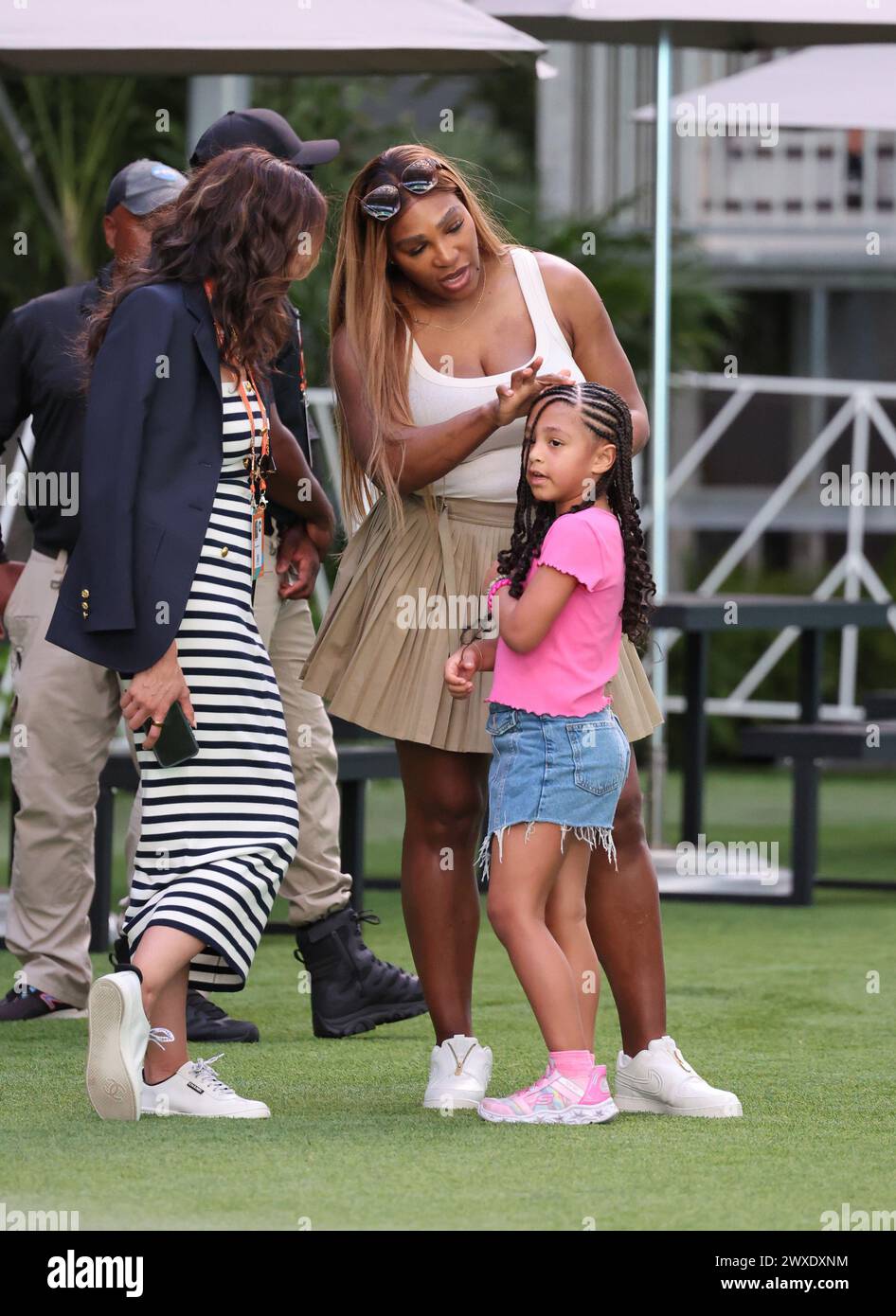 Miami Gardens, Florida, USA. 29th Mar, 2024. Serena Williams and ...